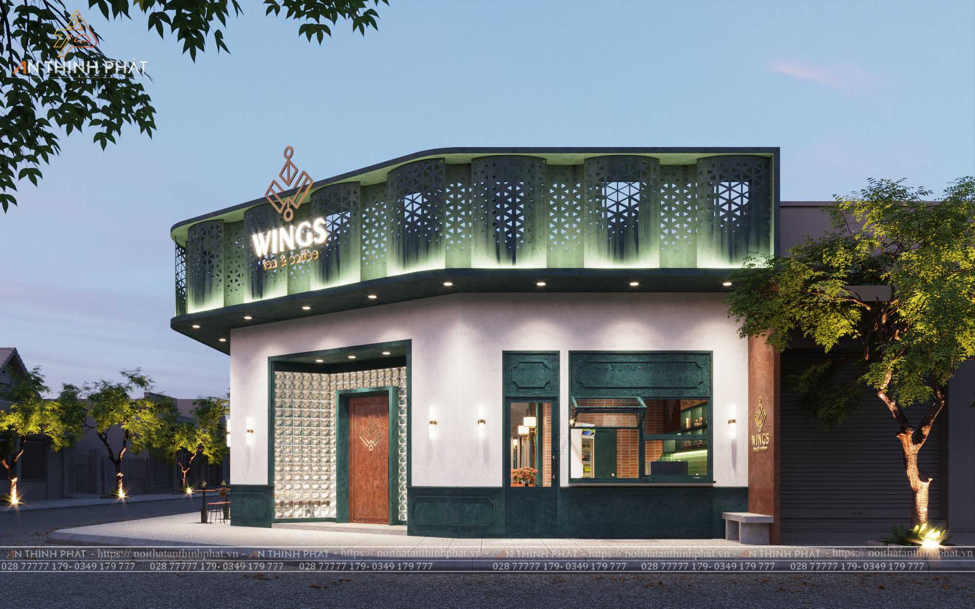 Wings Coffee - Bến Cát (Bình Dương) - Kiến Trúc & Nội Thất An Thịnh Phát